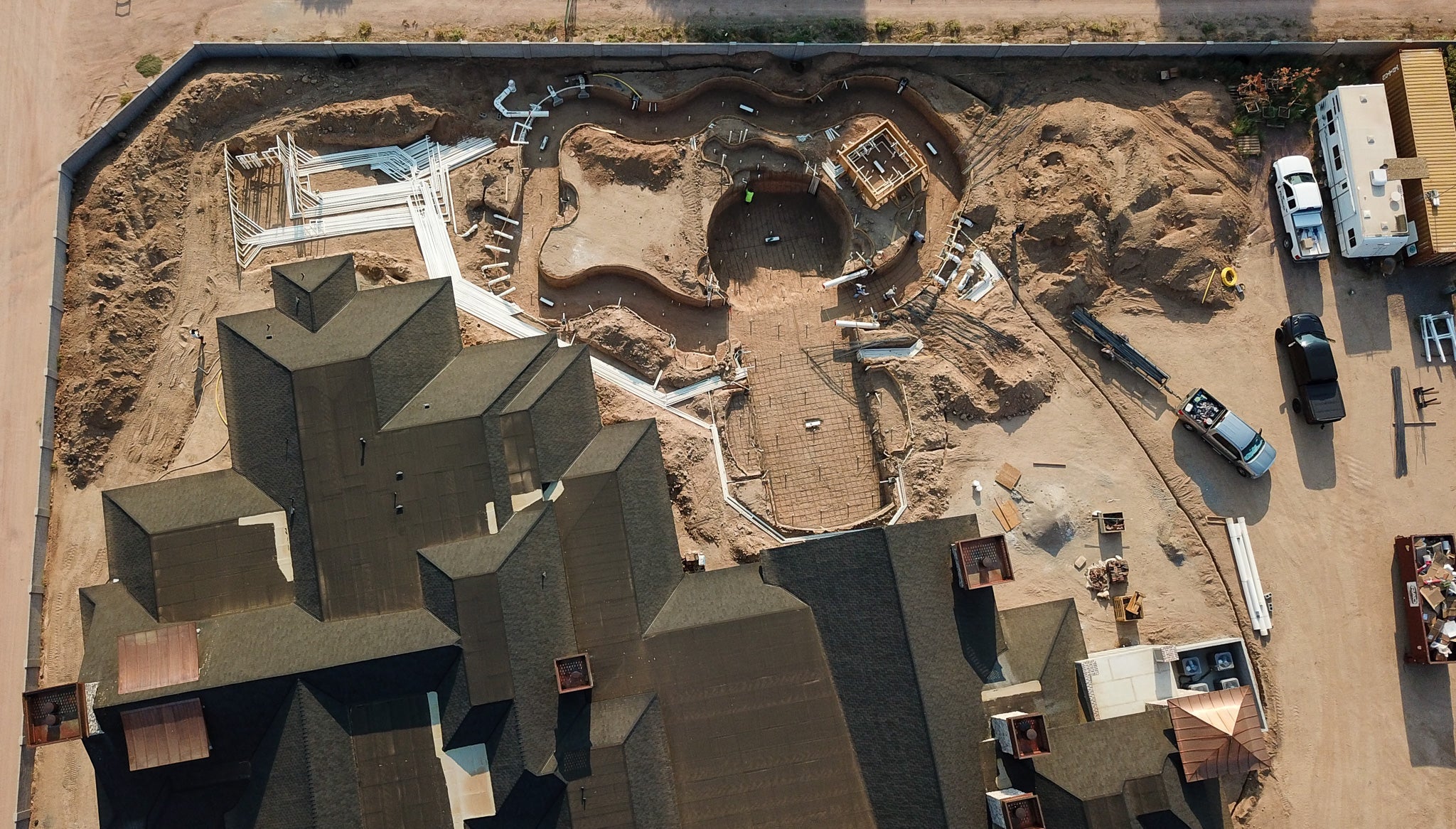 Lazy River in Gilbert for Phoenix Home Builder – JMax Plumbing