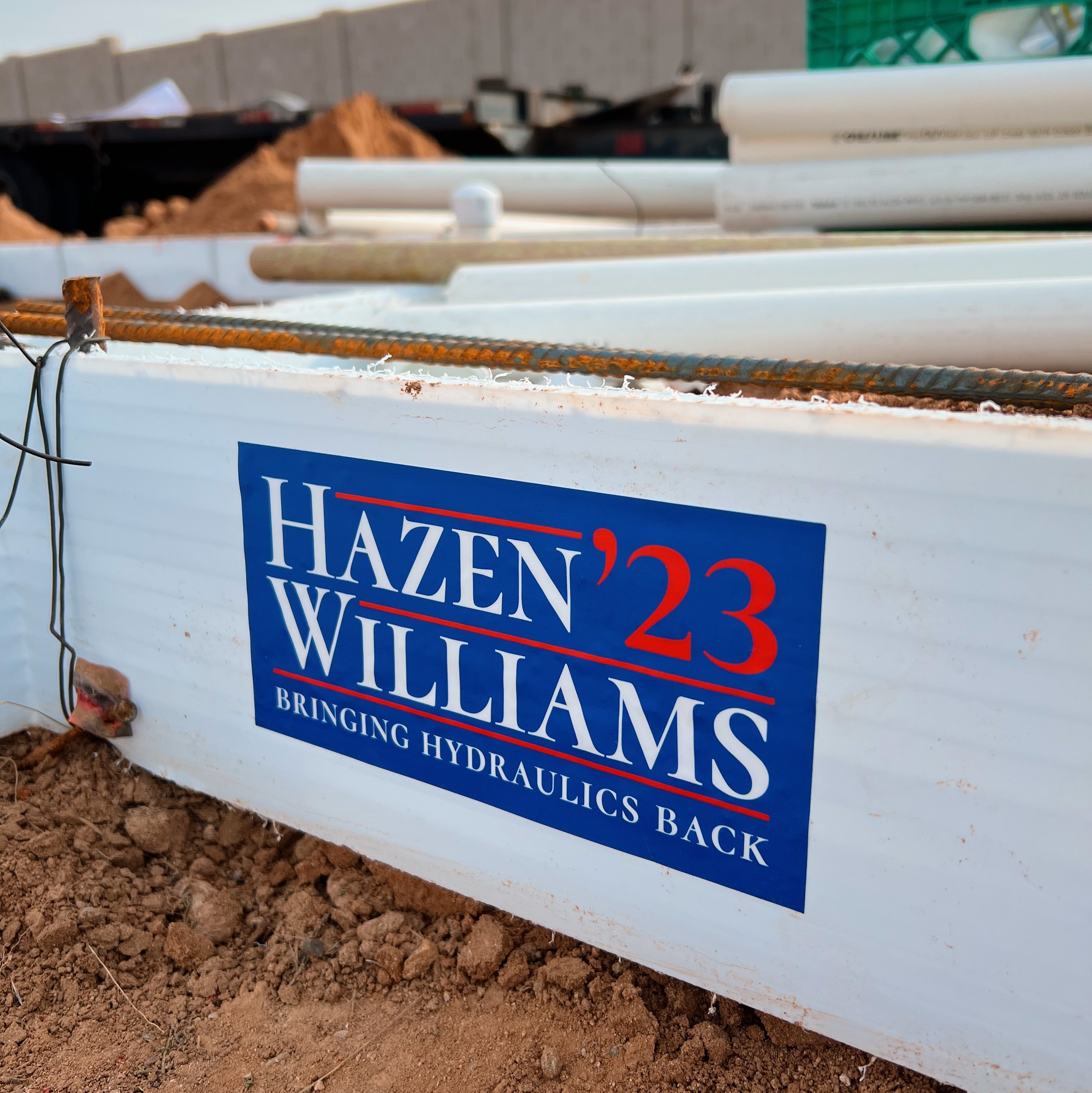 Hazen Williams Bumper Sticker – JMax Plumbing